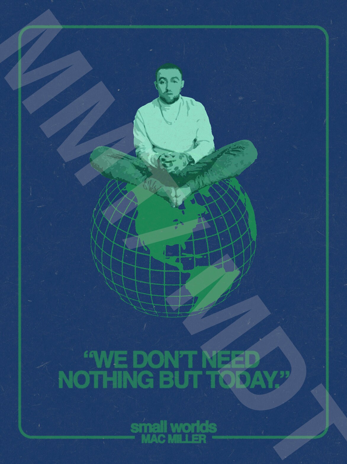 Mac Miller 'small Worlds' Poster (HD Digital Download) - Etsy
