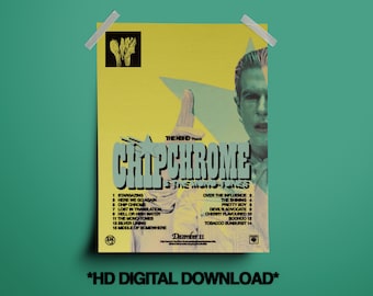 Chip Chrome and the Monotones Poster - Etsy