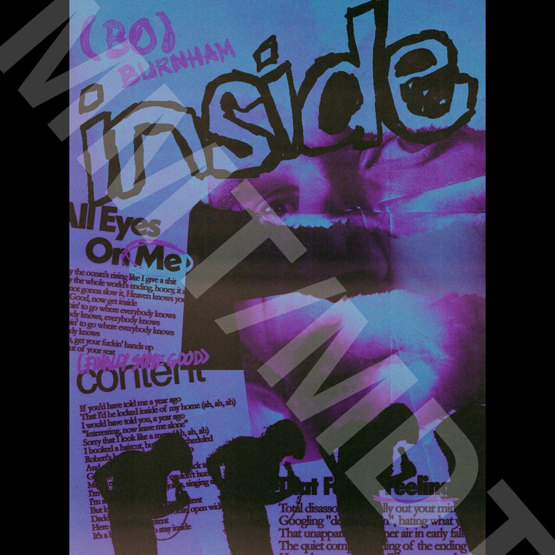 Bo Burnham 'INSIDE' Poster HD Digital Download - Etsy