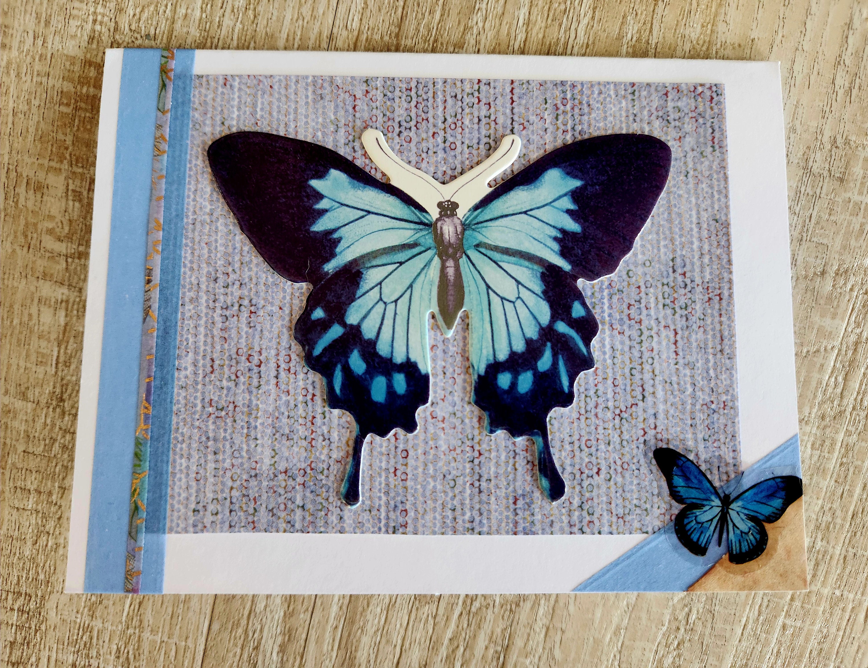 4 Handmade Butterfly Cards - Etsy