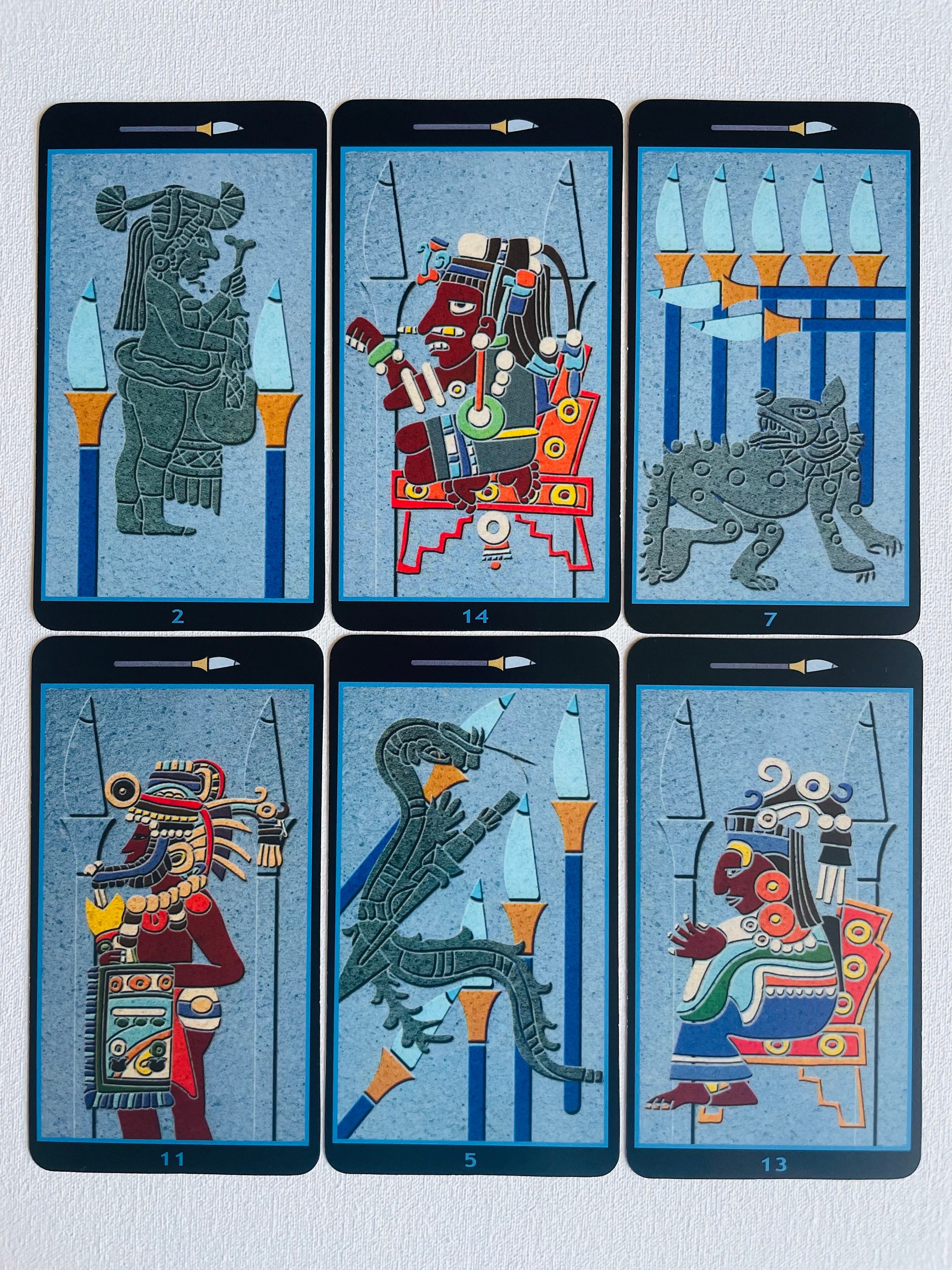 Rare Mayan Tarot 78 Cards Deck,tarot Deck,tarot Cards,tarot Cards Deck ...