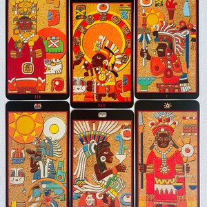 Rare Mayan Tarot 78 Cards Deck - Aztec Tarot - Etsy