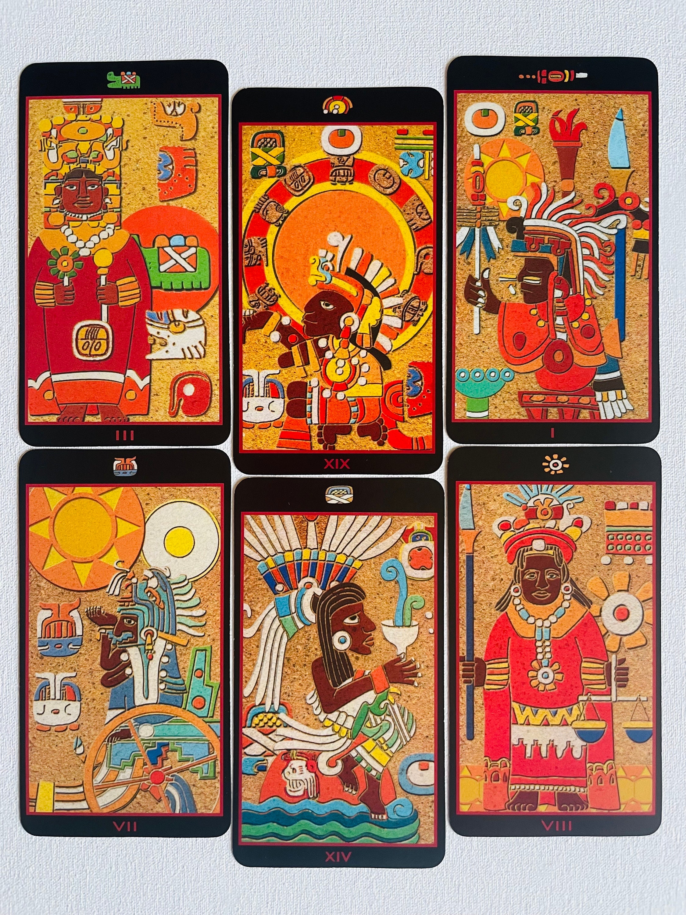 Rare Mayan Tarot 78 Cards Deck,tarot Deck,tarot Cards,tarot Cards Deck ...