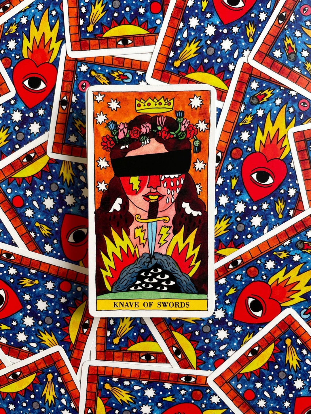 Tarot Del Fuego 78 Cards Deck,tarot,tarot Deck,tarot Cards,tarot Cards ...