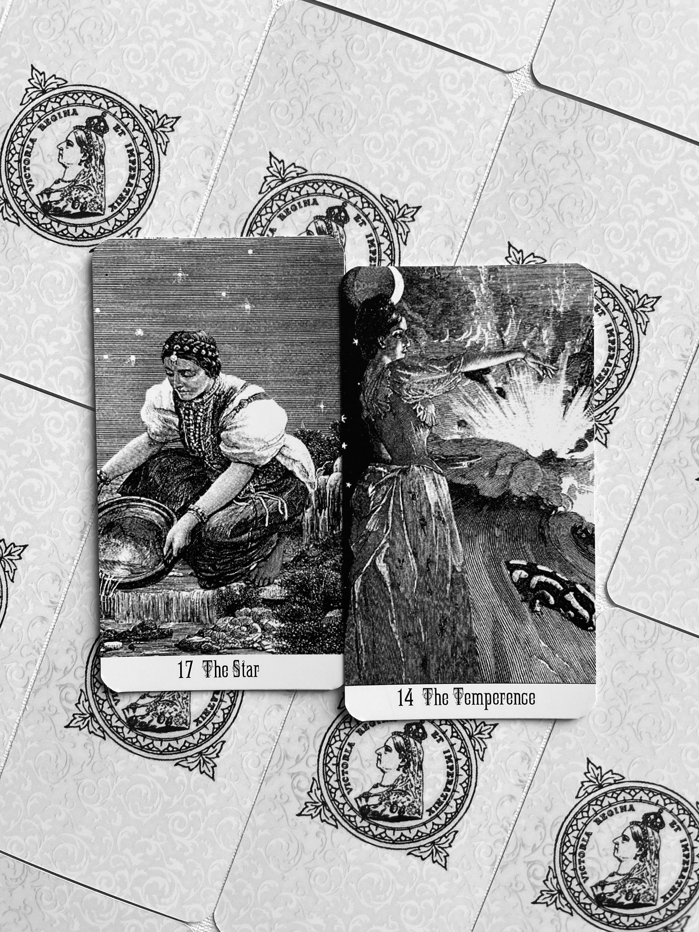 Rare Victoria Regina Tarot 78 Cards Deck,tarot Deck,tarot Cards,tarot ...