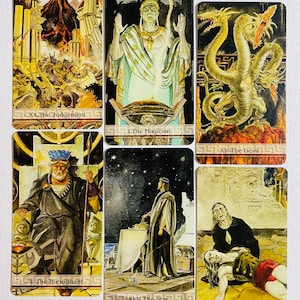 Rare Tarot of Atlantis 78 Cards Deck - Mythology Tarot - Etsy