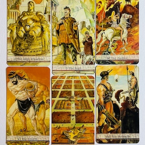 Rare Tarot of Atlantis 78 Cards Deck - Mythology Tarot - Etsy