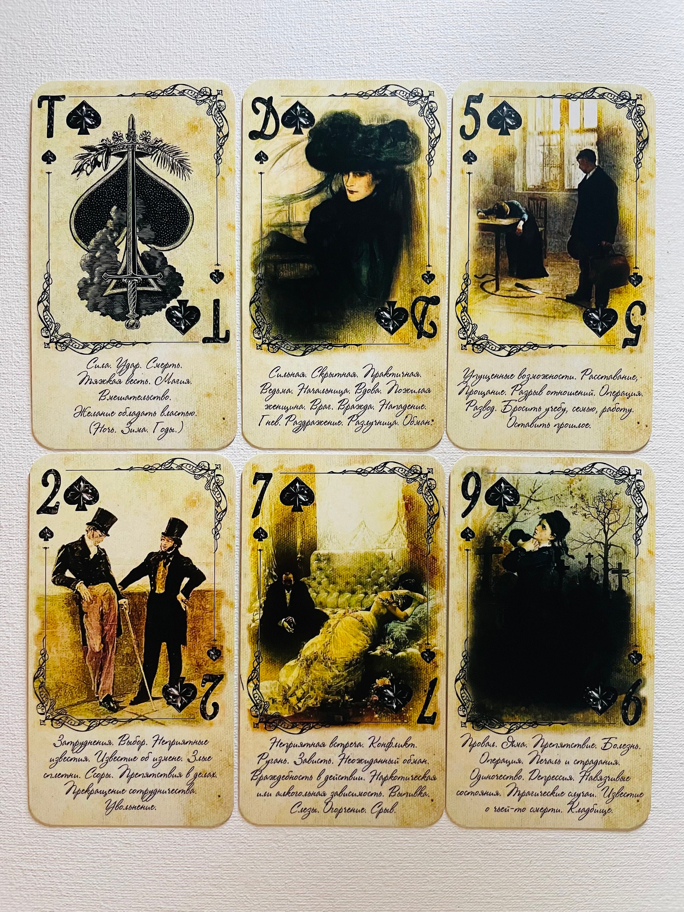 Flower Oracle 54 Cards Deck,Russian Cards,Oracle,Oracle Cards,Oracle ...