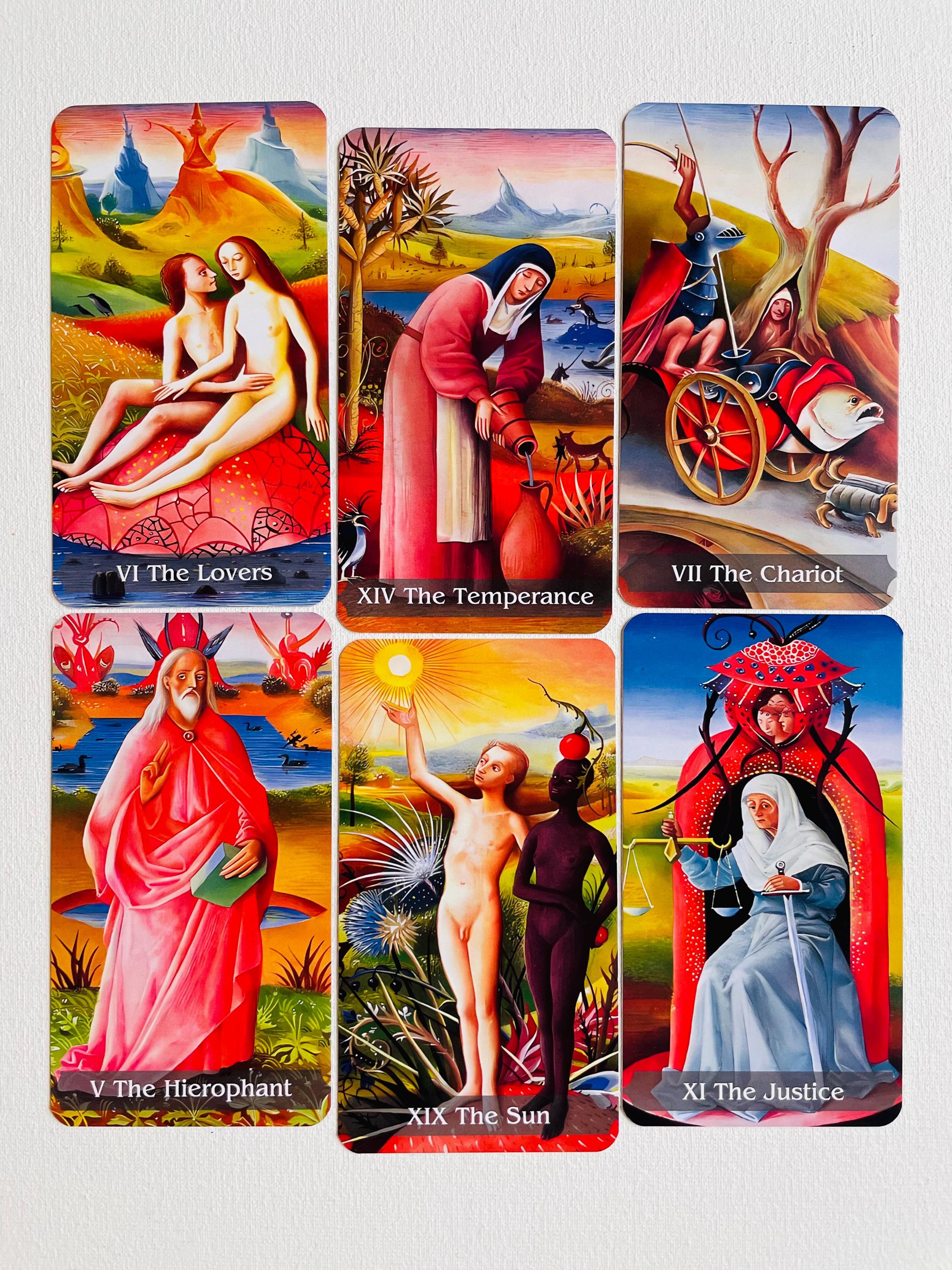 Bosch Tarot 78 Cards Deck - Borderless Version - Etsy