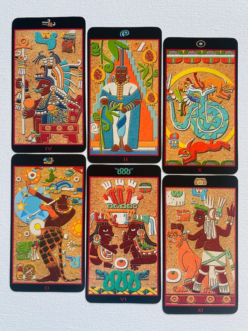 Rare Mayan Tarot 78 Cards Deck,tarot Deck,tarot Cards,tarot Cards Deck ...