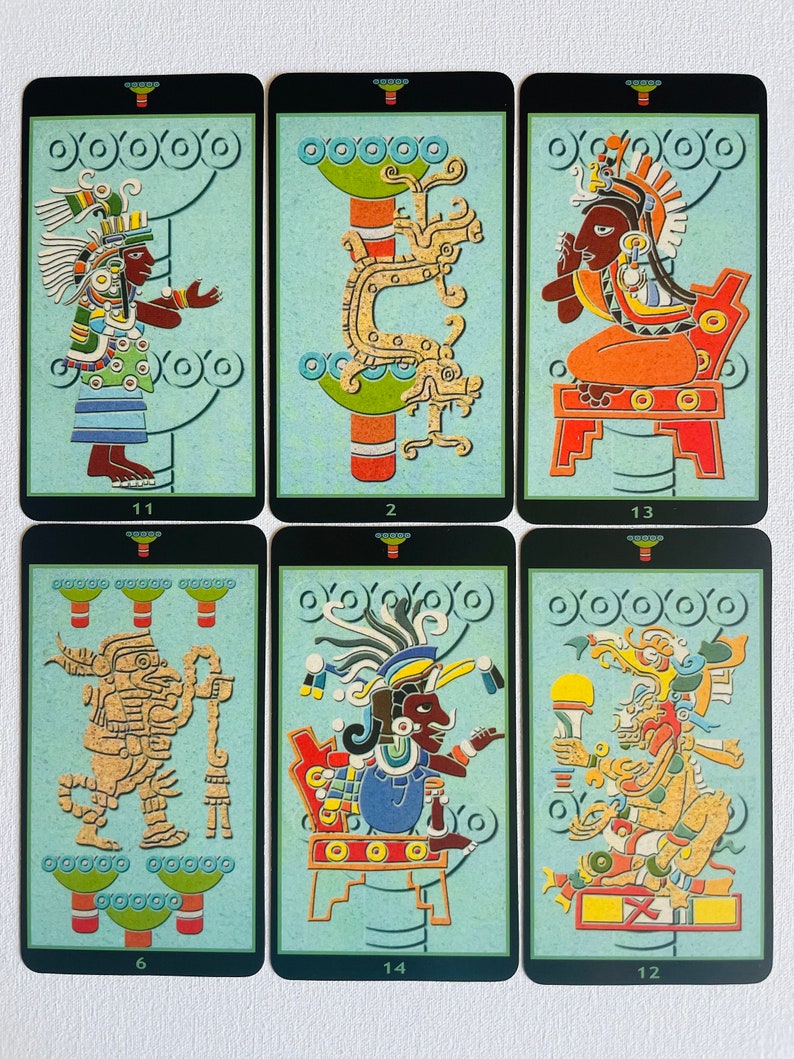 Rare Mayan Tarot 78 Cards Deck,tarot Deck,tarot Cards,tarot Cards Deck ...