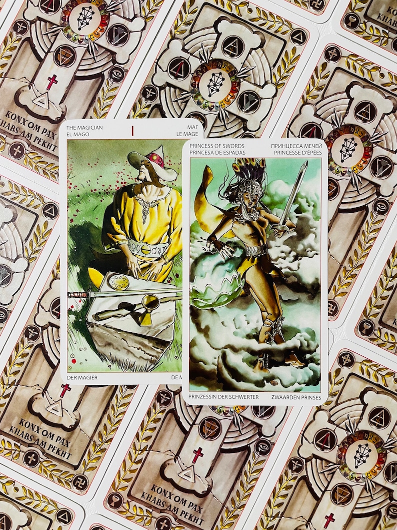 Initiatory Golden Dawn Tarot 78 Cards Deck - Etsy