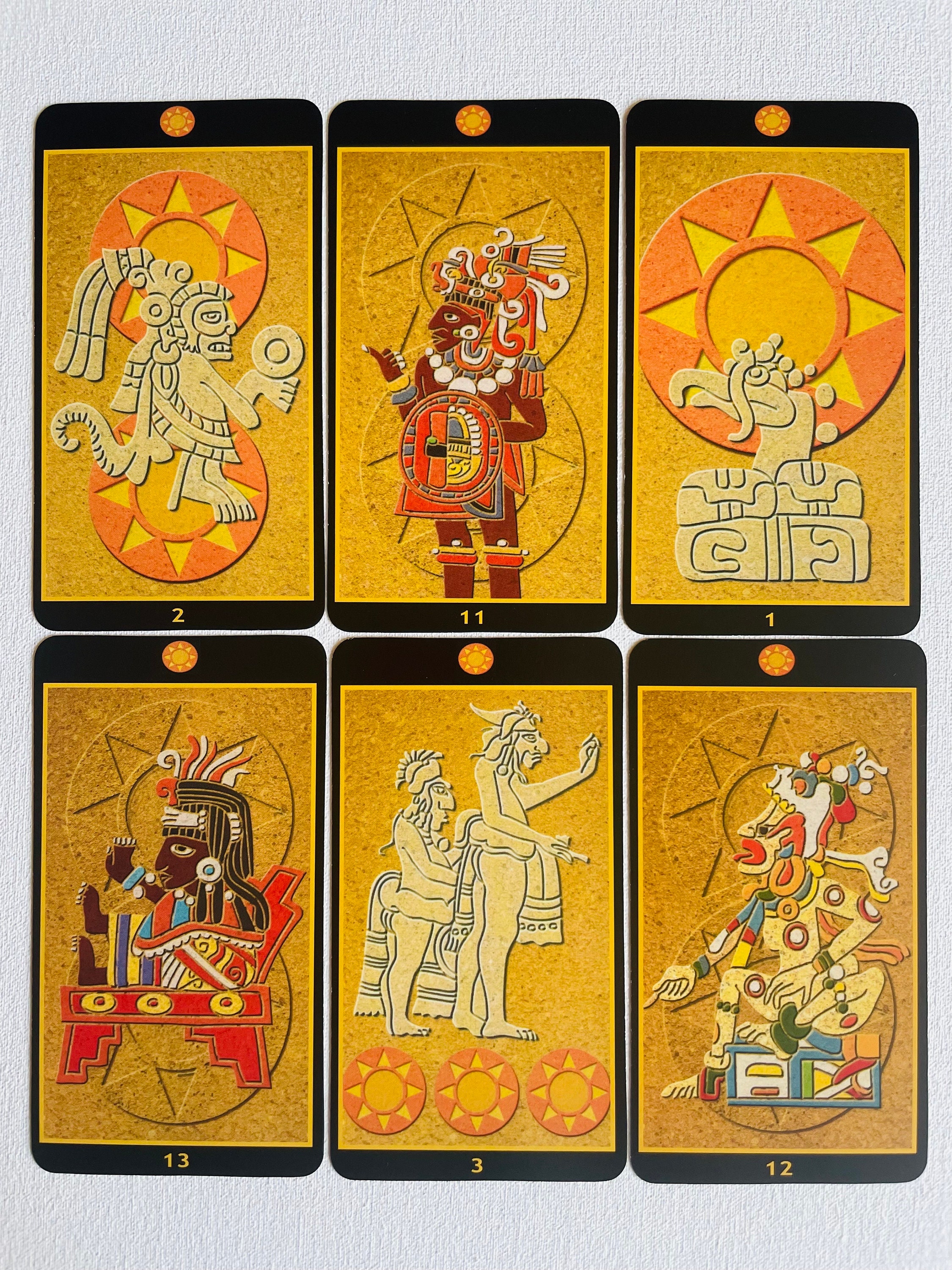 Rare Mayan Tarot 78 Cards Deck,tarot Deck,tarot Cards,tarot Cards Deck ...
