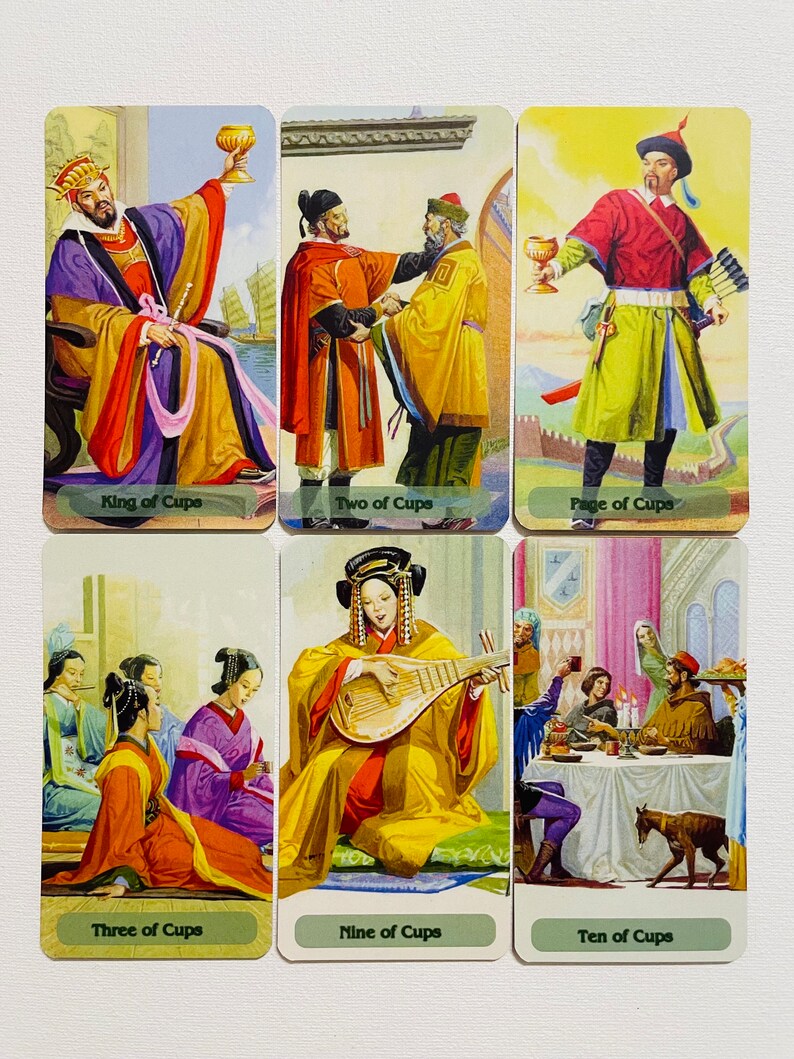 Rare Tarot of the Journey to the Orient 78 Cards Deck Marco Polo Tarot ...