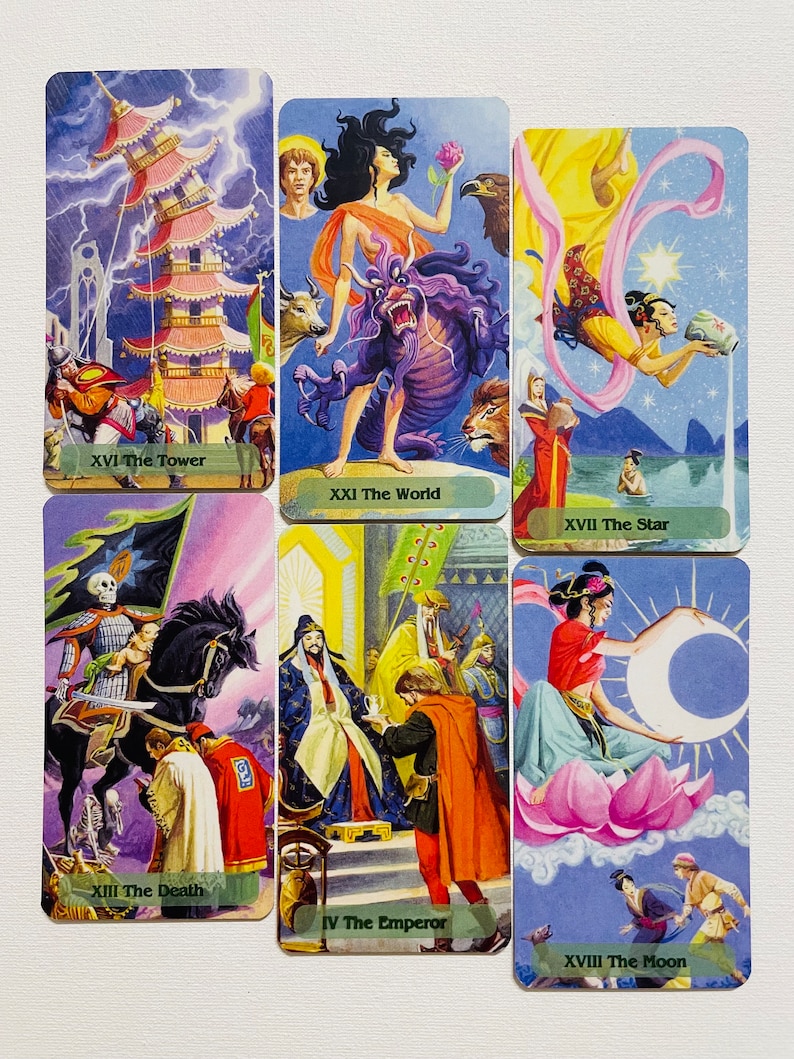 Rare Tarot of the Journey to the Orient 78 Cards Deck - Marco Polo ...
