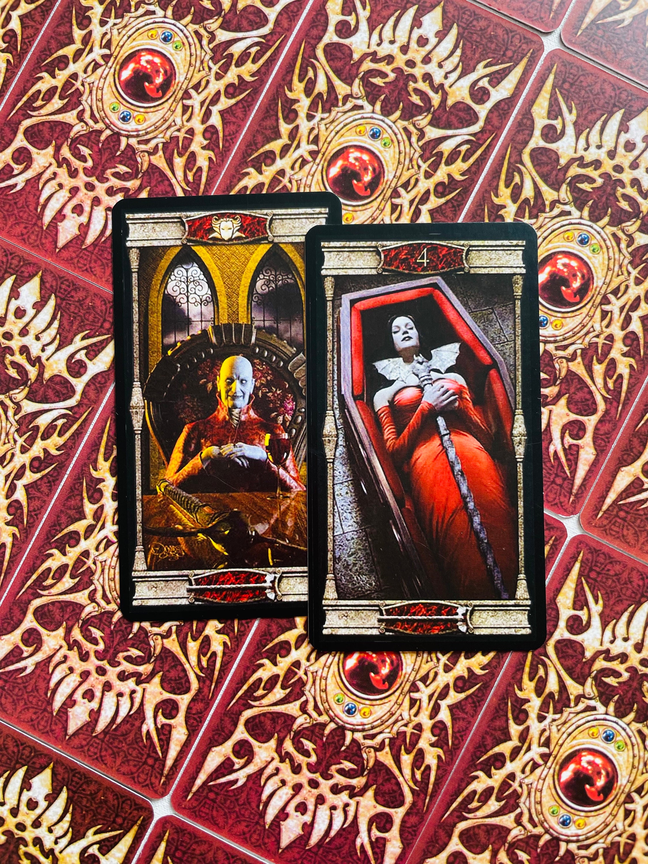 Rare Vampires Tarot of Eternal Night 78 Cards Deck - Gothic Tarot - Etsy