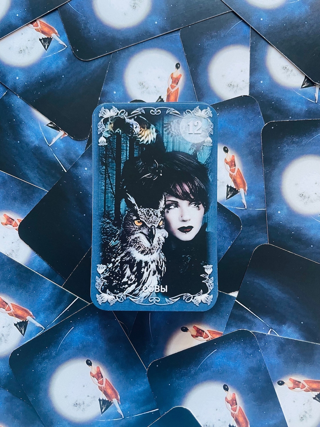 Full Moon Oracle 108 Cards Deck With Russian Booklet,oracle Cards ...