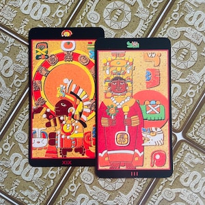 Rare Mayan Tarot 78 Cards Deck,tarot Deck,tarot Cards,tarot Cards Deck ...