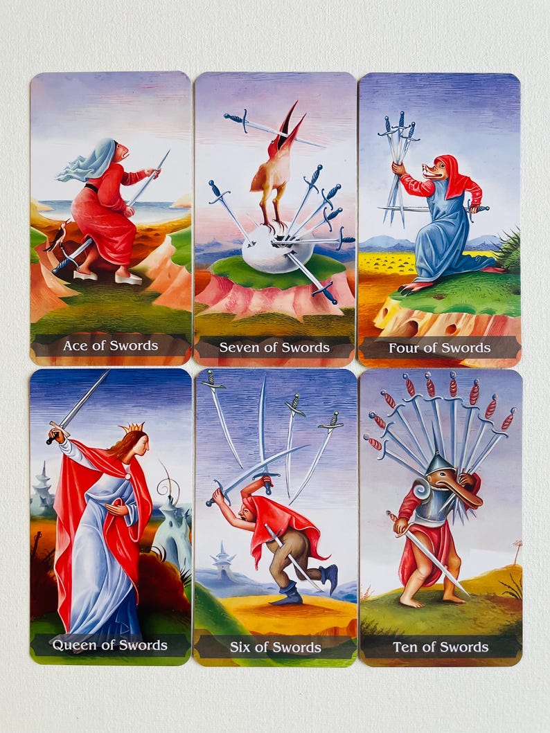 Bosch Tarot 78 Cards Deck - Borderless Version - Etsy