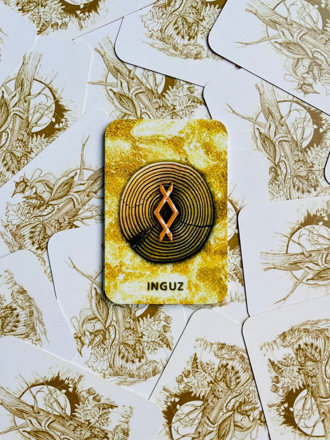 Runes 25 Cards Deck,viking Runes,norse Runes,vikings Cards,norse Oracle ...