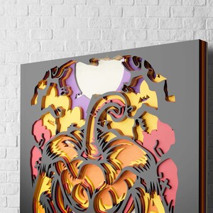 Pumpkin Multilayer SVG | 3D Layered Halloween Mandala Laser Cut Cricut ...