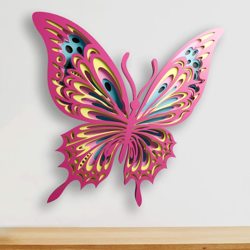 Butterfly Multilayer File - Etsy