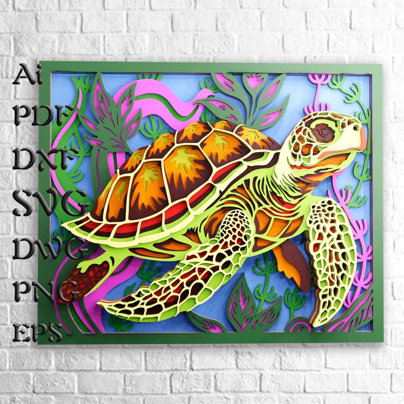 Turtle Cricut - Etsy