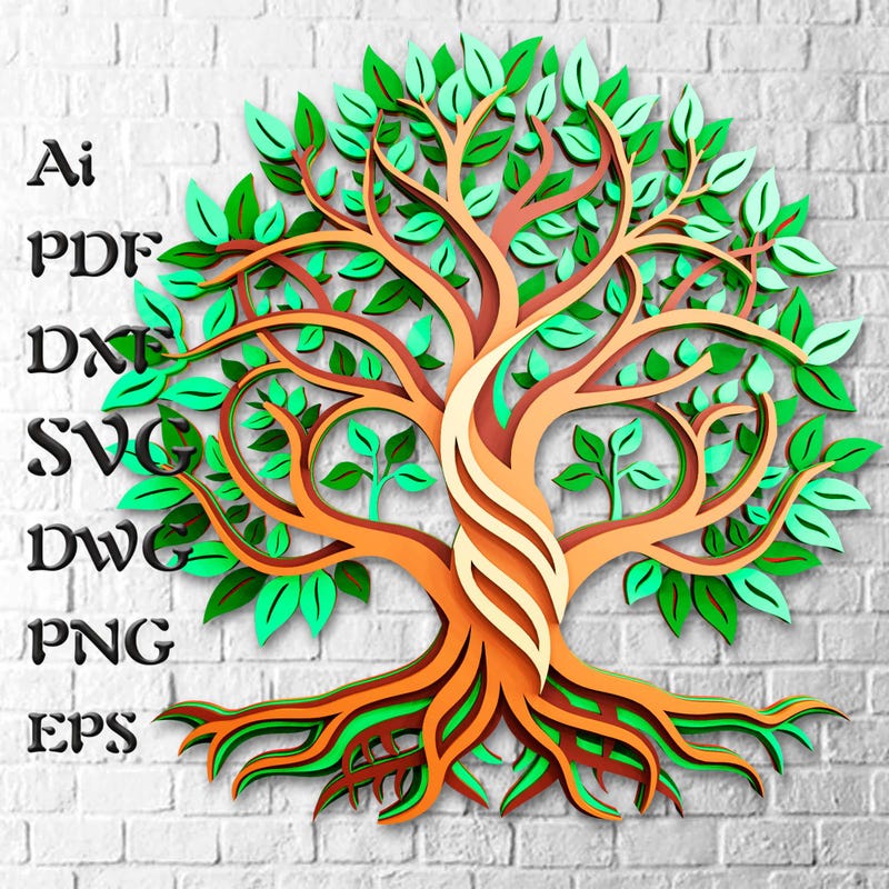 Tree of Life Vector - Etsy