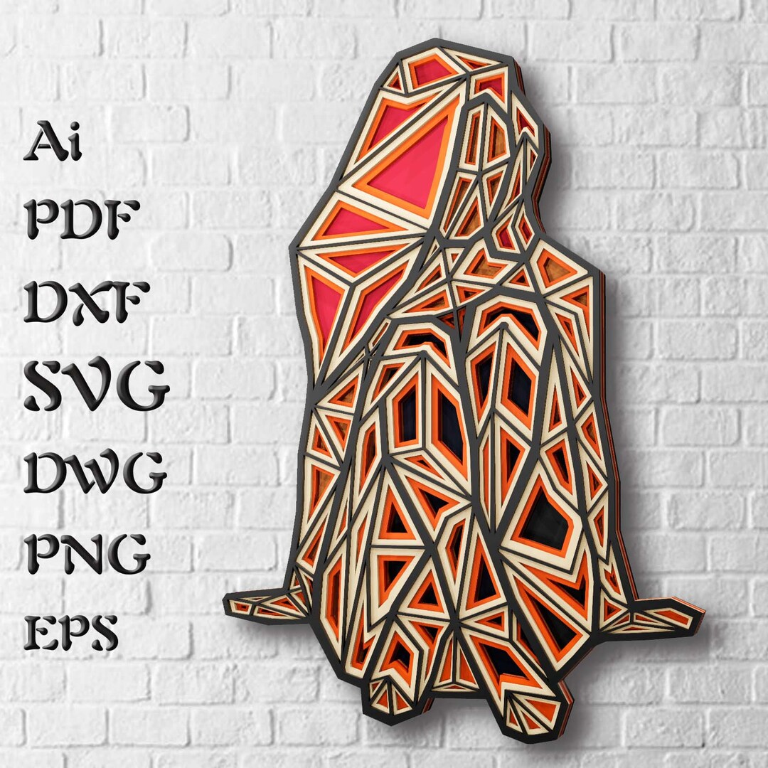 Girl Multilayer Zentangle SVG Files for Cricut Projects, Mandala Svg ...