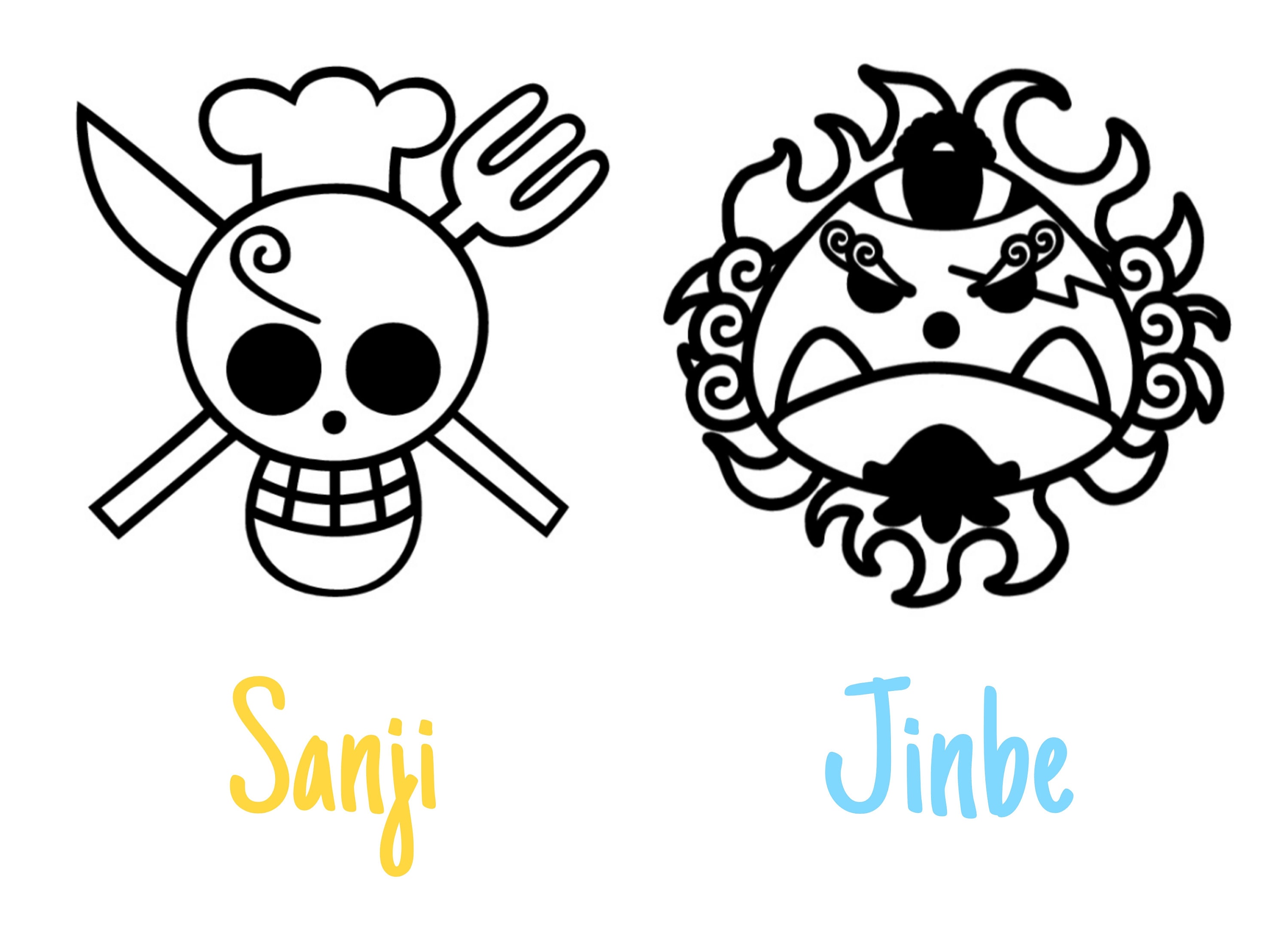 One Piece Jolly Roger Sticker | Etsy