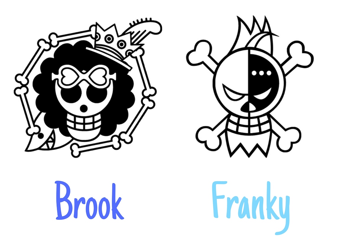 One Piece Jolly Roger Sticker | Etsy