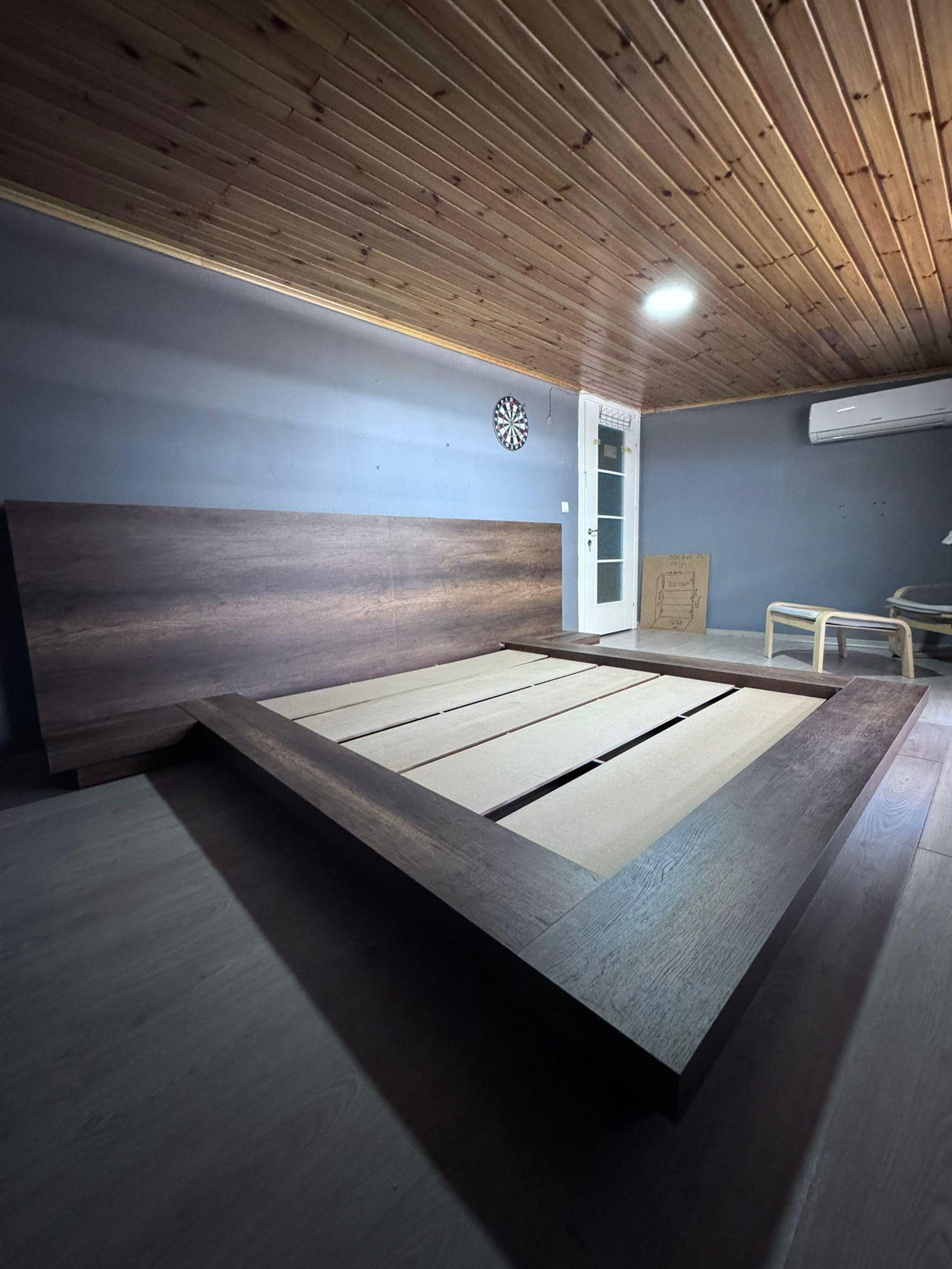 Bed Frame , Bedroom Furniture, Twin Platform Bed , Bedstead , Wooden ...