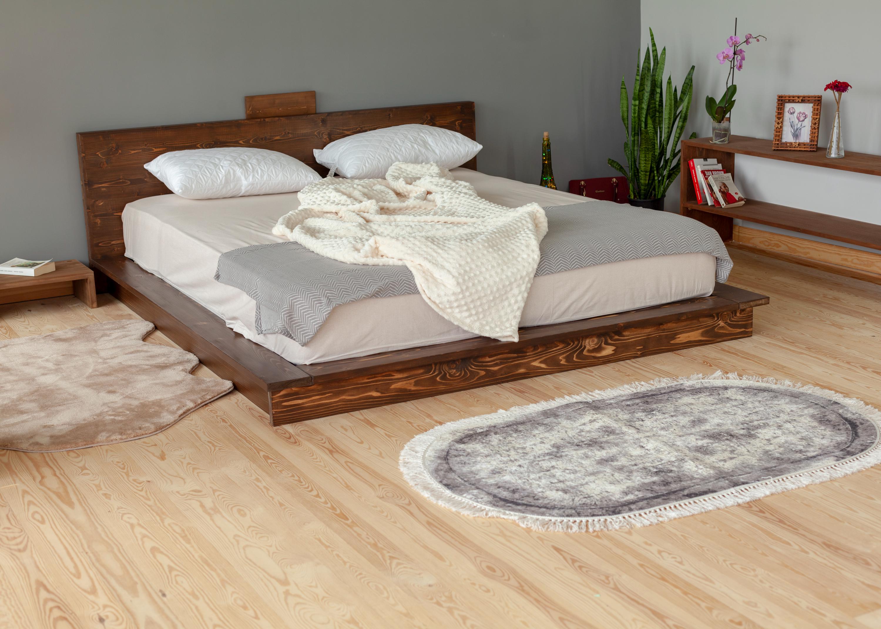 Japanese Style Wooden Bed Frame - Etsy