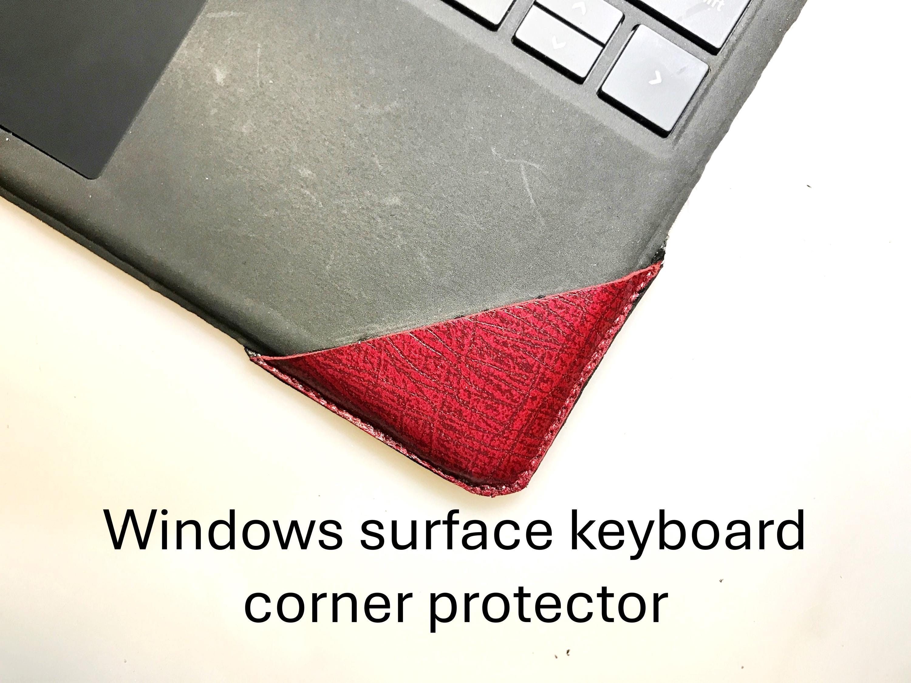 Windows Surface Keyboard Corner Protectors. Italian Lambskin Leather ...