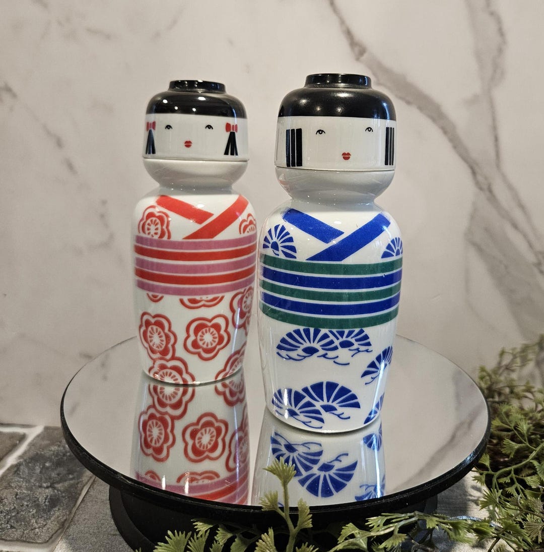 Pair of Kikkoman Plum Wine Saki Sets From the 1960's! - Etsy