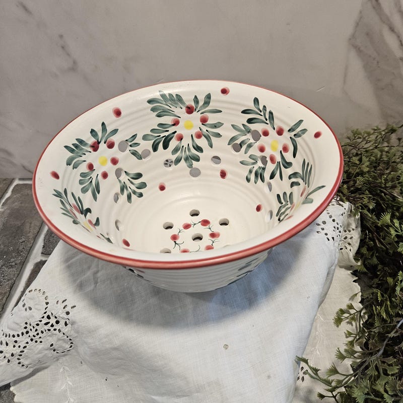 Ceramic Colander - Etsy