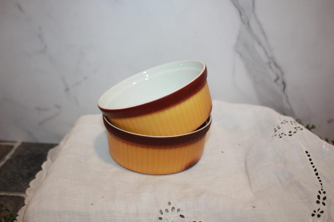 Apilco Soufflé Dishes Set of 2 - Etsy