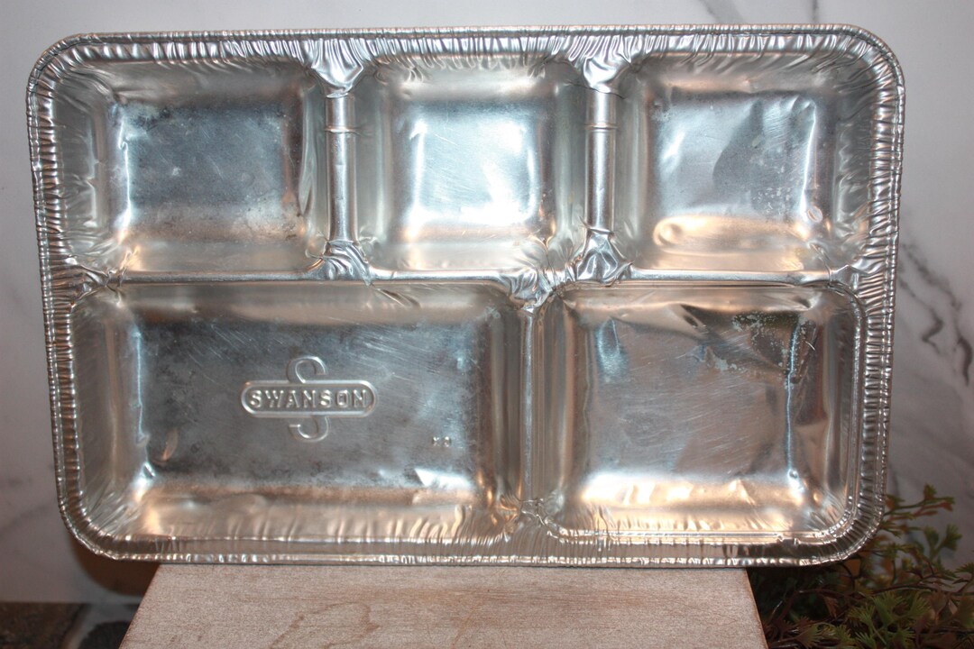 Swansons Three Course Aluminum TV Dinner Tray From the 1960's AWESOME ...