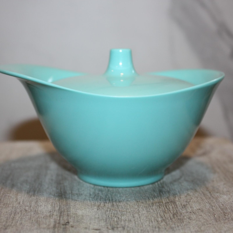 Turquoise Melamine Bowl - Etsy