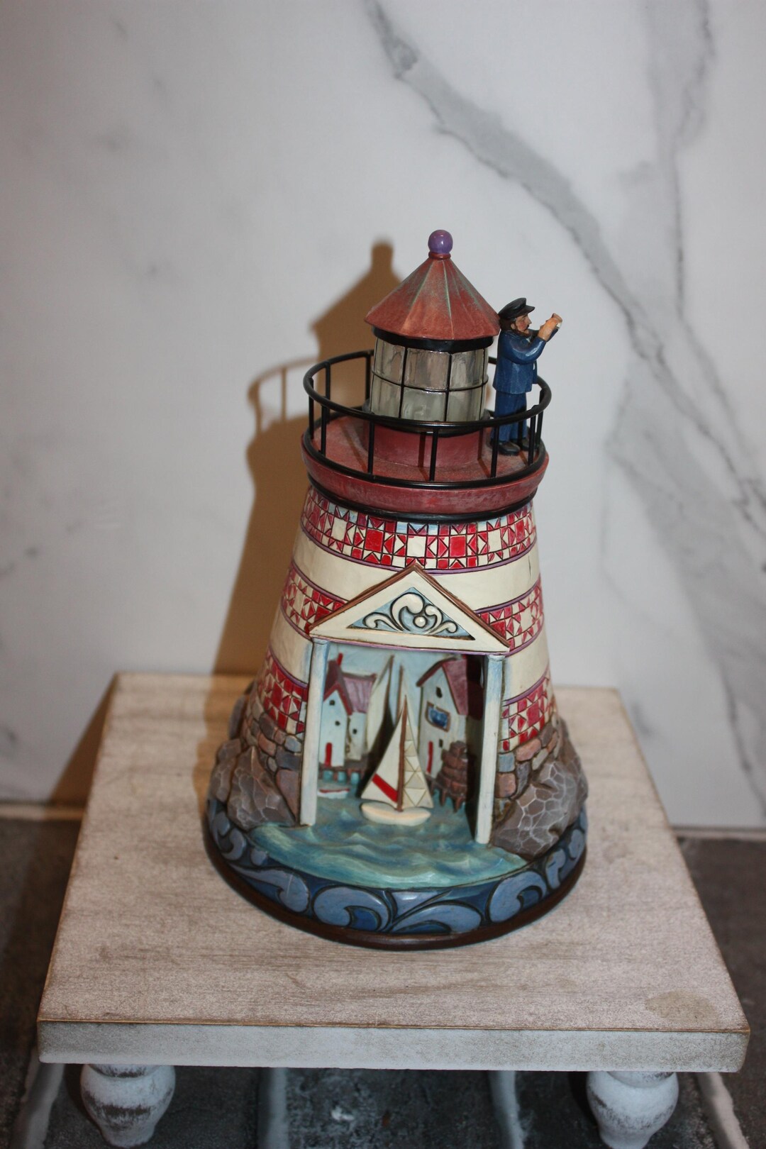 Jim Shore Summer Breezes Figurine With Battery Operated Lights With ...