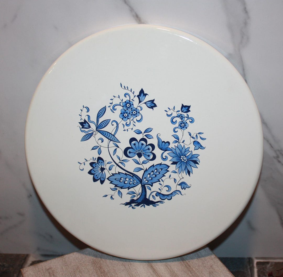 One Blue Onion Design Burner Cover Trivet by Reston Lloyd - Etsy