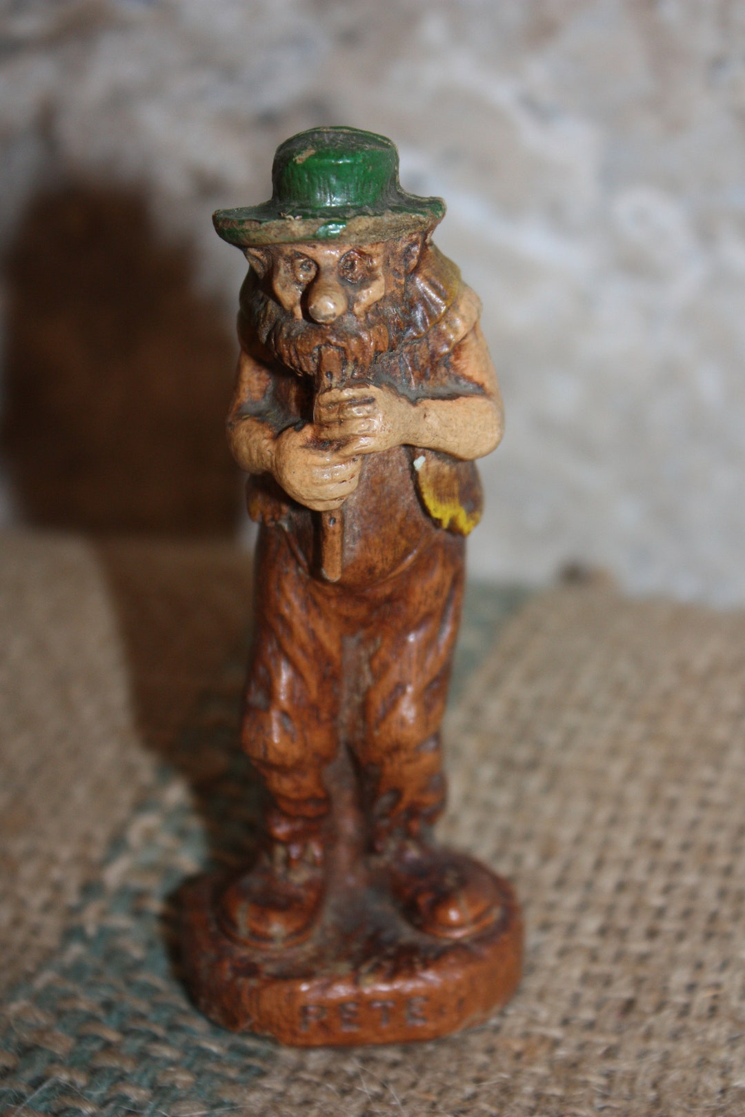 Syroco Hillbilly Band Wood Figure Pete 1942 - Etsy