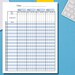Class Grade Tracker, Letter Sized, 6 Colors, Digital Download, Print at ...