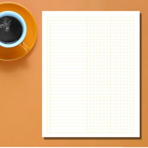 Schedule Grid, to Do List, Letter Sized, 6 Colors, Digital Download ...