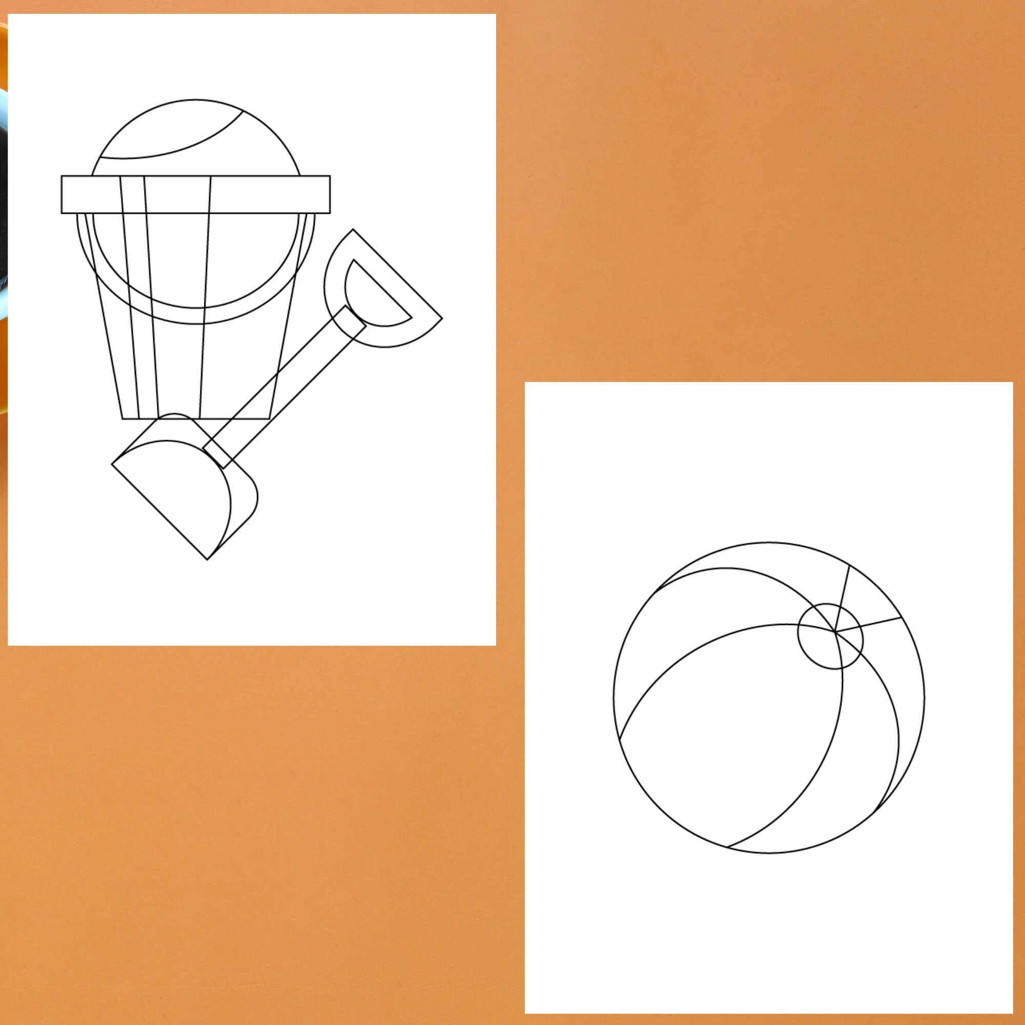 Children's Coloring Pages, 20 Page Adult Coloring Book, Children's ...