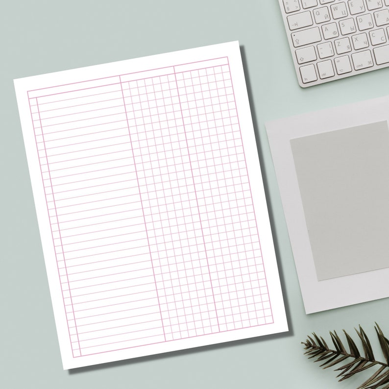 Schedule Grid, to Do List, Letter Sized, 6 Colors, Digital Download ...