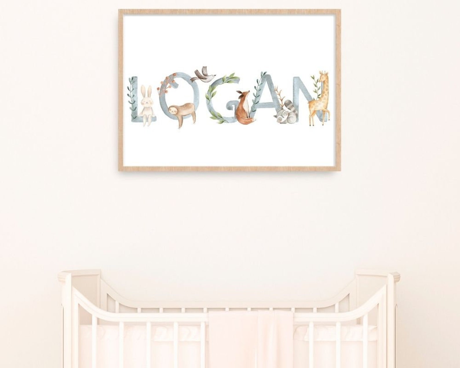 Printable Baby Boy Name Sign, Boy Baby Name Sign, Personalised Baby ...