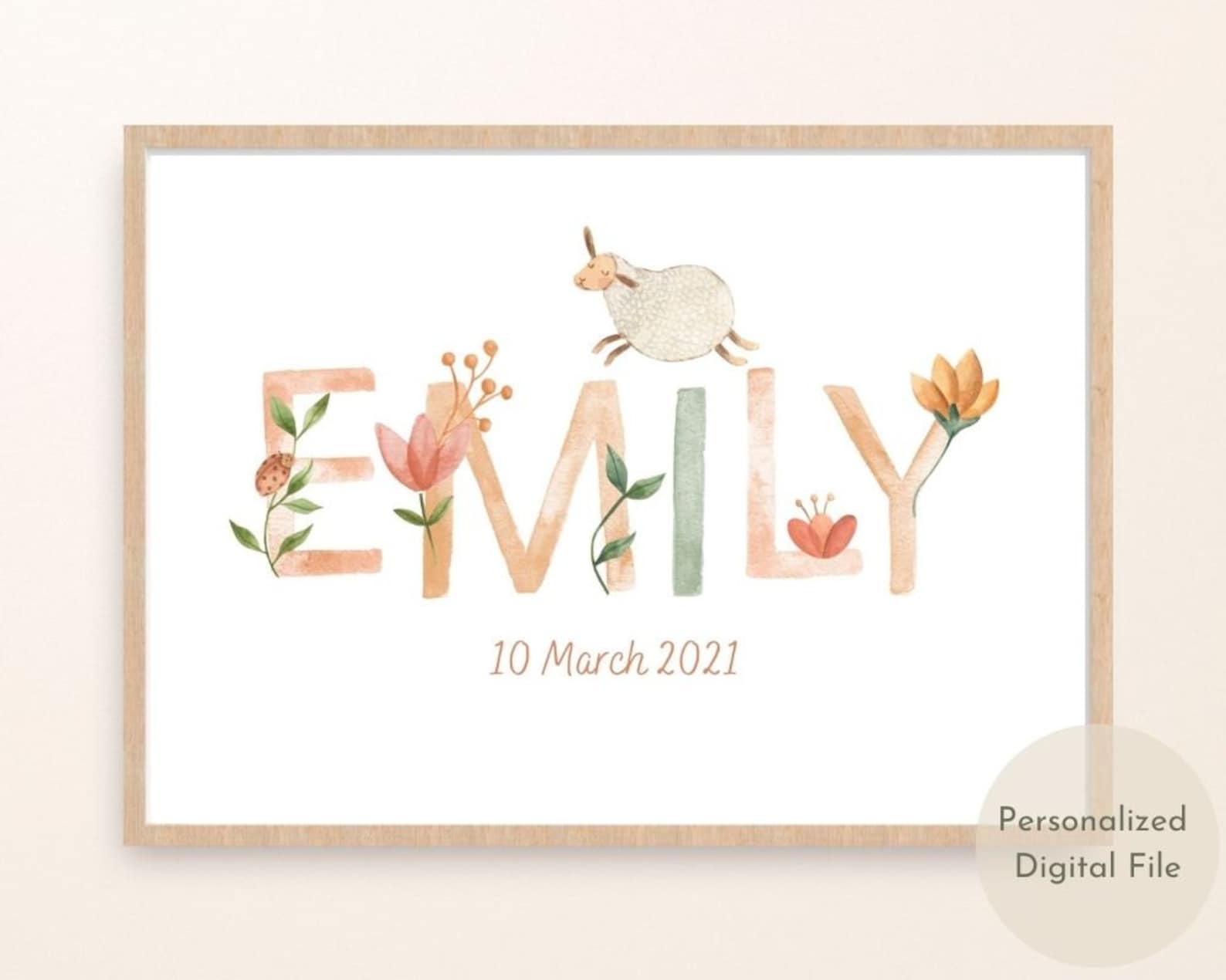Personalised Baby Girl Name Sign Girl Baby Name Sign - Etsy