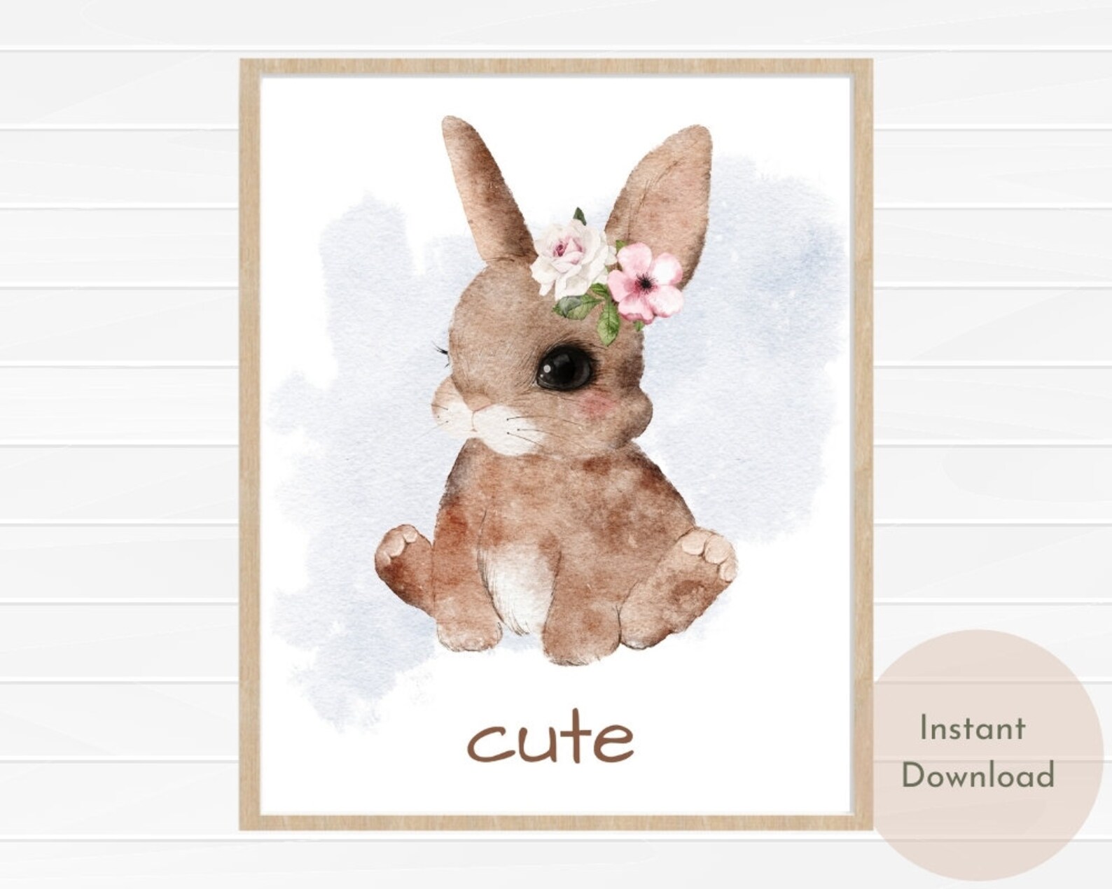 Cute Animals Nursery Prints Set of 3 Animal Portraits for | Etsy