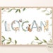 Printable Baby Boy Name Sign, Boy Baby Name Sign, Personalised Baby ...